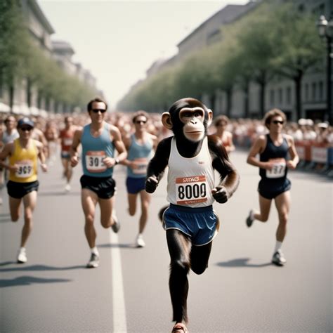 Monkey Running Animation 256 Bit Sprite Sheet Prompts Stable