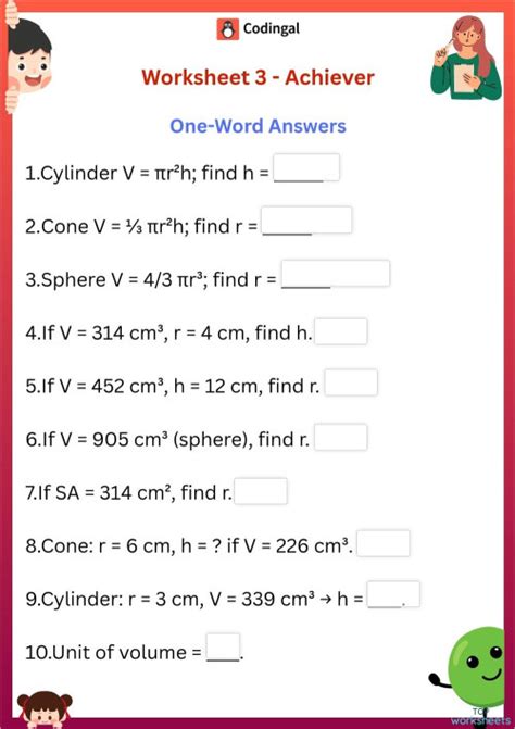 M G08m20l62 Wa01 Find The Missing Dimensions Interactive Worksheet Topworksheets