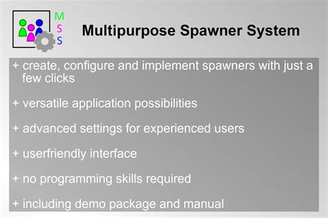 mss multipurpose spawner system