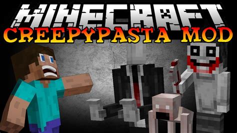 Creepypastas In Minecraft Minecraft Mod Showcase Youtube