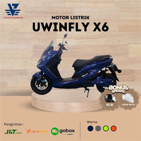 Jual Promo Motor Listrik Uwinfly X6 Motor Kekinian Battery 72v 20ah