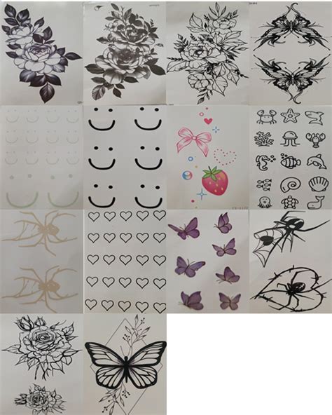 [당일출고 14세이상 이용가능] 반영구 셀프타투스티커 에이블리