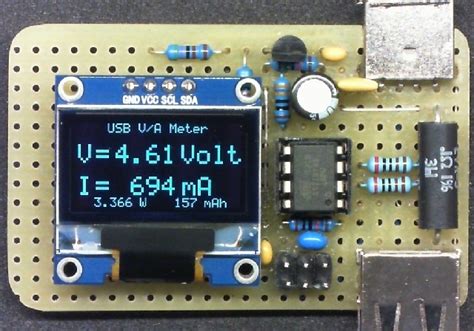 OLED USB Voltage And Current Meter UPDATED Elektor LABS Elektor Magazine