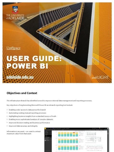 Power Bi User Guide For Uoa Staff Pdf User Computing Login