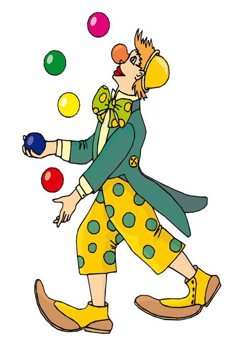 Clipart Juggler Clown