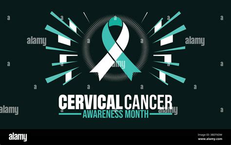 Cervical Cancer Awareness Month Design Stock Vector Image And Art Alamy
