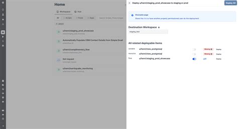 Deploy To Prod Using The UI Windmill