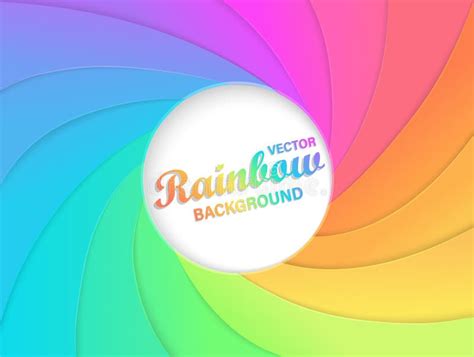 Rainbow Swirl Stock Vector Illustration Of Blue Coloured 6370770