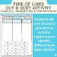 Types Of Lines Cut Glue Sort Parallel Intersecting And Parallel Lines