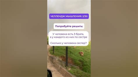 Челлендж мышления 2 Попробуй решить задачу за 10с 🌟Пиши ответ ⬇️