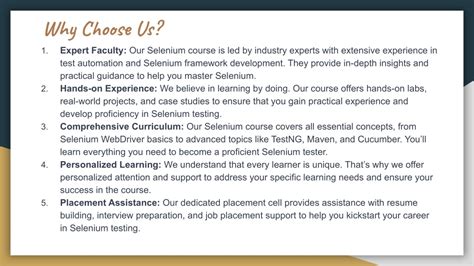 Ppt Selenium Course Powerpoint Presentation Free Download Id13032407