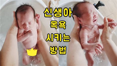 신생아 목욕 시키는 방법 초보 엄빠도 할수있어요 아기 잠재우는 스킬 쌍둥이들 처음 집에온날 Feat 산후도우미 쌍둥이브이로그 Youtube