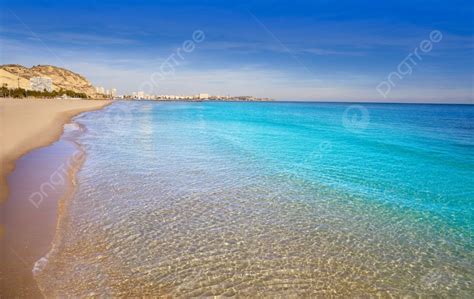 Fondo Alicante Playa Del Postiguet En La Costa Blanca De España Foto E