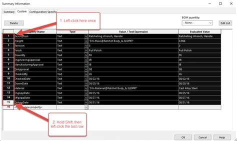How To Copy Solidworks Custom Properties To Other Files Goengineer