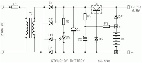 Battery Circuit For Backupstandby Operation Eeweb