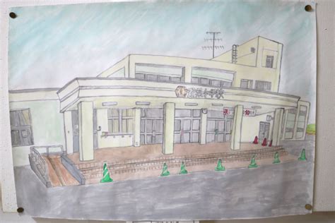 校舎の絵 6年生 北広島市立双葉小学校