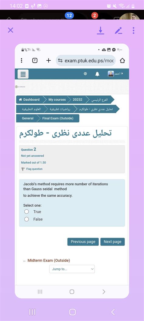 Solved Jacobis Method Requires More Number Of
