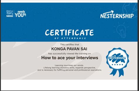 Pavan Sai Konga On Linkedin Nestlecareerboost Nesternship Nestle