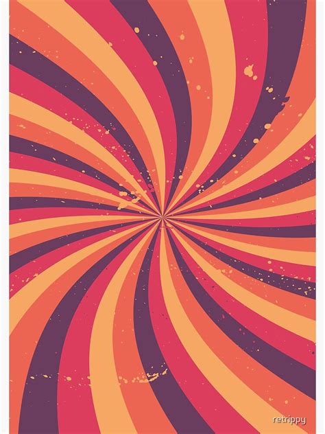 Retro Sunburst Background Pattern With A Vintage Color Palette In A