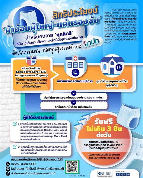 สปสช แจงขั้นตอนจัดบริการผ้าอ้อมผู้ใหญ่ หัวใจสำคัญอยู่ที่ กองทุนหลักประกันสุขภาพท้องถิ่น ประชาไท