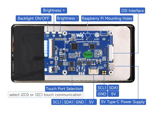 625inch Dsi Capacitive Touch Display 720 × 1560 Ips Optical Bonding