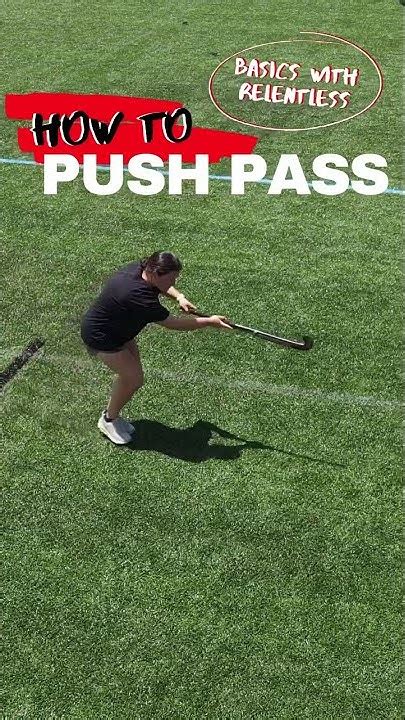 How To Push Pass Field Hockey Basic Skills Youtube