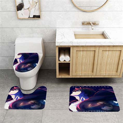 Solo Leveling Reawakening Floor Mat And Toilet Set Is Durable Machine