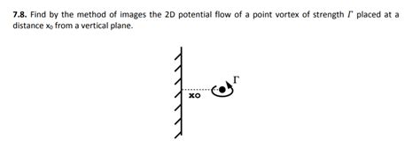 Solved 78 Find By The Method Of Images The 2d Potential