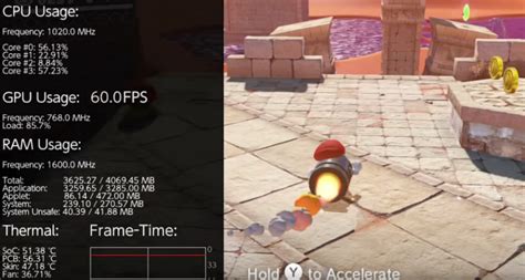 Nintendo Switch Overlay Mod GPU CPU Temps In Game FPS Clockspeeds