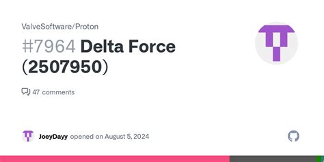 Delta Force 2507950 · Issue 7964 · Valvesoftwareproton · Github