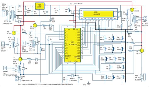 Microwave Oven Schematic Diagrams Wiring Today