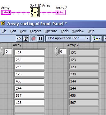 How To Get Same Vales In A Array Continously NI Community