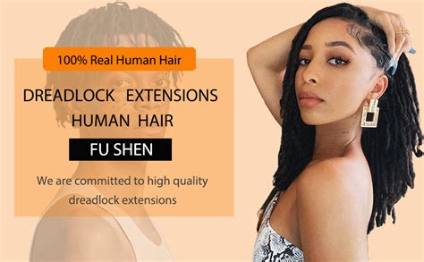 Loc Extensions Real Human Hair Dreadlock Extensions Human