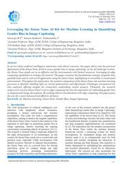 Leveraging The Jetson Nano AI Kit For Machine Learning In Quantifying Gender Bias In Image