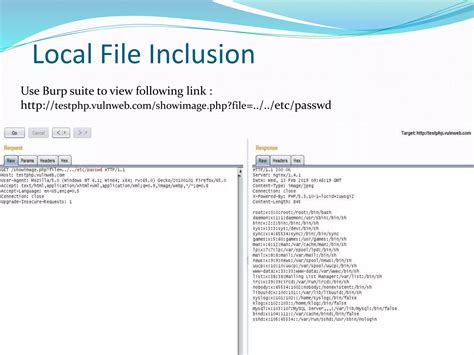 Directory Traversal And File Inclusion Attacks Pptx