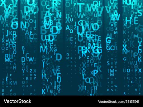 Abstract Virtual Digital Stream Royalty Free Vector Image