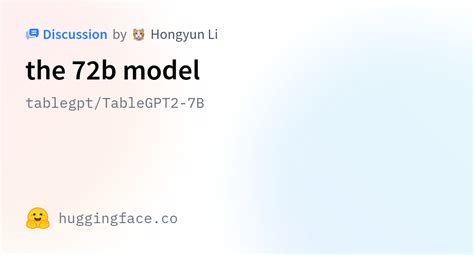 Tablegpt TableGPT2 7B The 72b Model