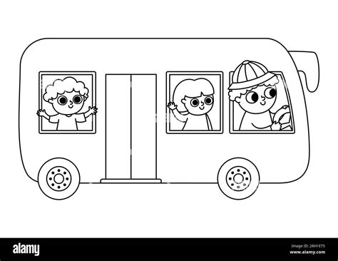 Bus Driver Clipart Black And White Bus Driver Drawing Black And White