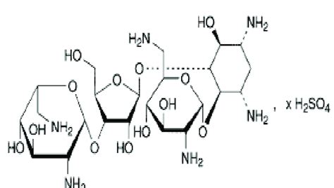 Chemical Structure Of Neomycin Sulphate Download Scientific Diagram