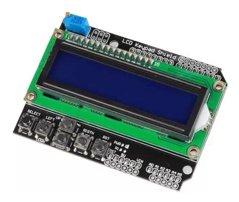 Display Lcd 1602 Botonera Teclado Arduino Shield Robotica MercadoLibre