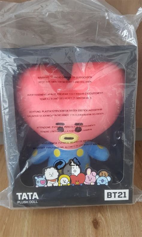 Authentic Bts Bt21 Tata Plush Hobbies And Toys Memorabilia