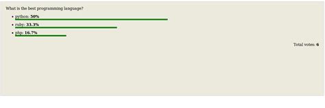 Github Hmtanbirdjango Easy Poll A Simple And Easy Poll For Django