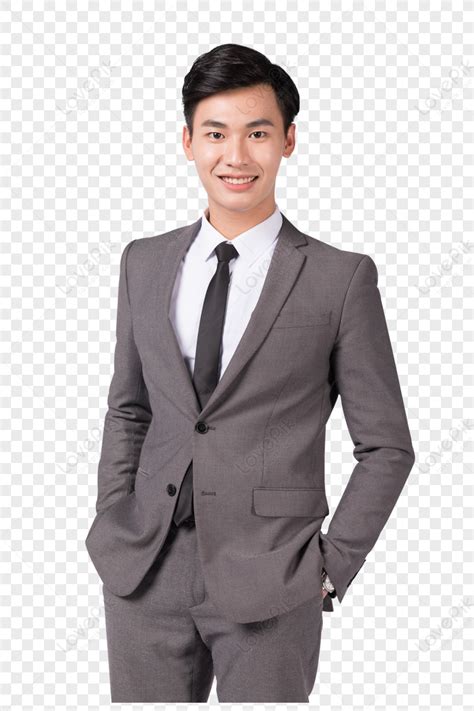 商務男士形象氣質展示png圖案素材免費下載，可愛卡通圖片，尺寸1493 × 2240px Lovepik