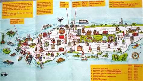Free New York Tourist Map Printable Your Guide Printables For Everyone