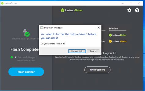 Ubuntu Linux Os Flashing On Usb You Need To Format Disk After