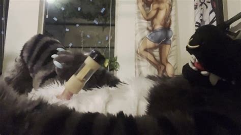 Fursuiter Cums Using Venus Milking Machine