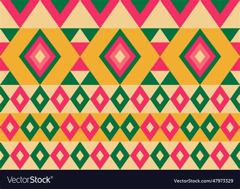 Abstract Geometric Diamond Shape Background Pink Vector Image