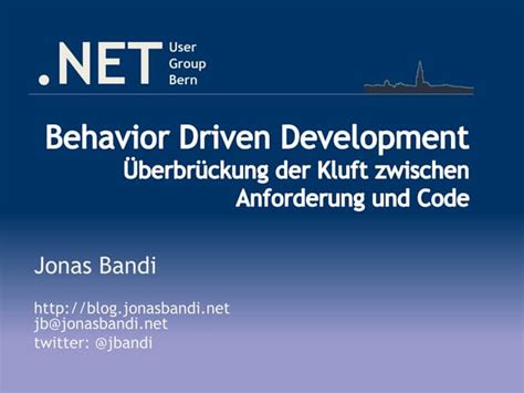 Behavior Driven Development Ppt