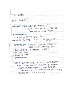 Psych Notes Psychology Studocu