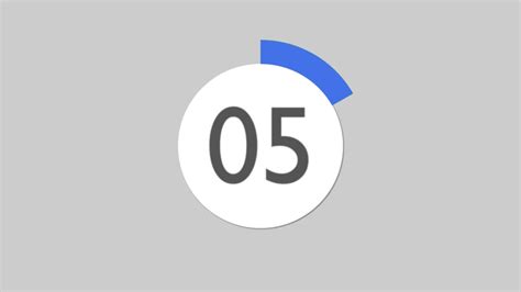 Blue Countdown Timer Animations [free Stock Footage] Mirins Stock